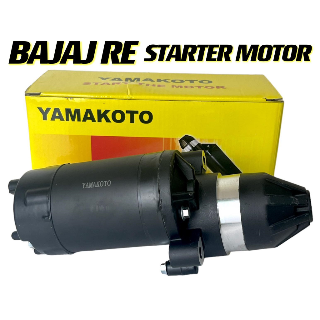Motorcycle Starter Motor For Bajaj RE | Shopee Philippines