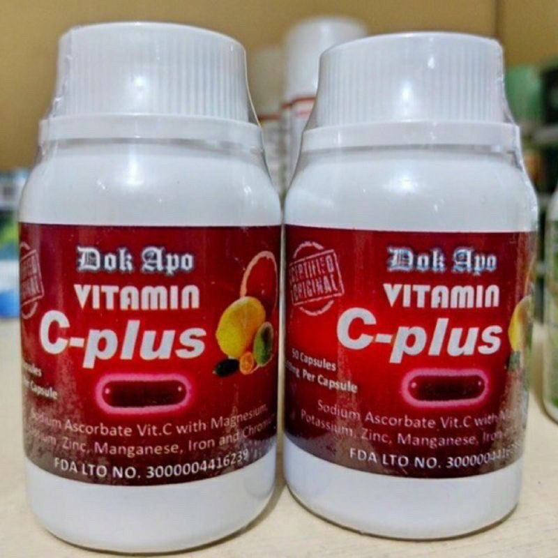 Dok Apo Vitamin C Plus 50 Capsules | Shopee Philippines
