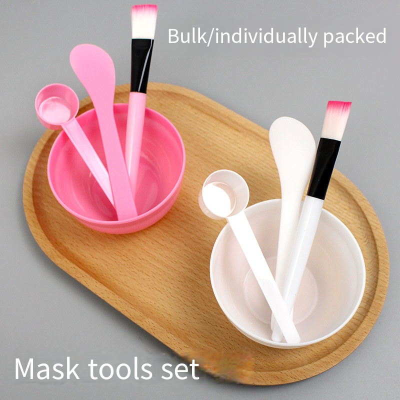 4 in 1 Mask Powder Mixing Bowl Set DIY Facial Mask Bowl Cosmetic Fixing ...