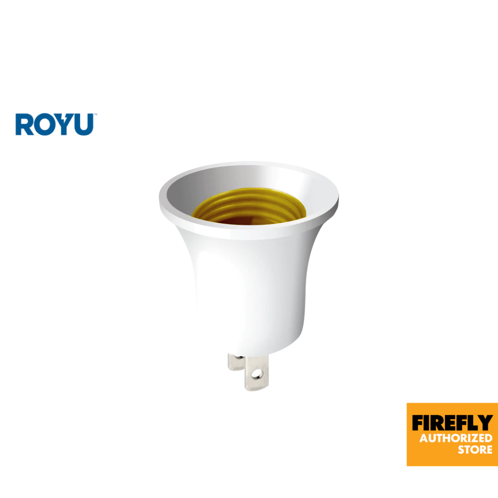 Royu Socket Plug 250V~ 3A E27 REDPL110 | Shopee Philippines