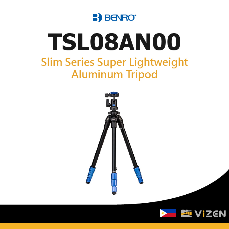Benro Slim Series TSL08AN00 Super Lightweight Aluminum Tripod | Shopee ...
