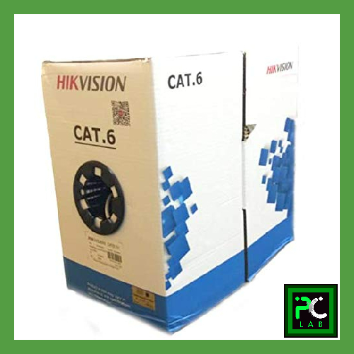 HIKVision UTP CAT6 White LAN Cable 1000 feet/ 305m (box) | Shopee ...