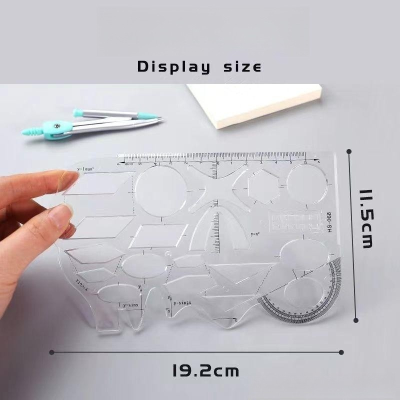 Multi Purpose Drawing Template Set House Plan Interior Design and Tool ...