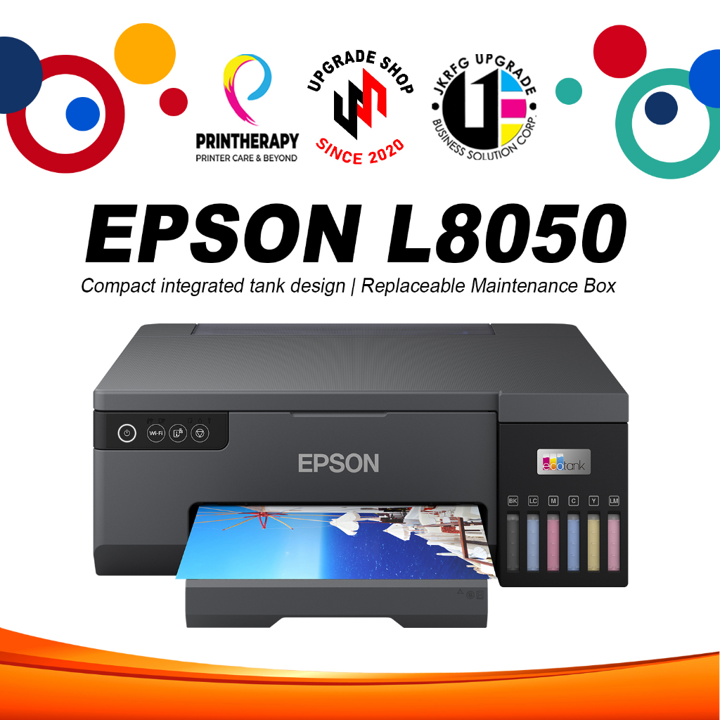 Epson EcoTank L8050 6 Colors Ink Tank Printer | L 8050 | Shopee Philippines