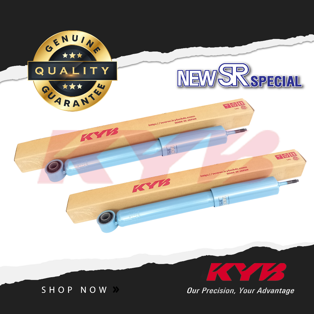 KYB KAYABA (2pcs) New SR Special Rear Shock Absorber for Toyota Innova 2016 - 2022 - NSF-2314 ...