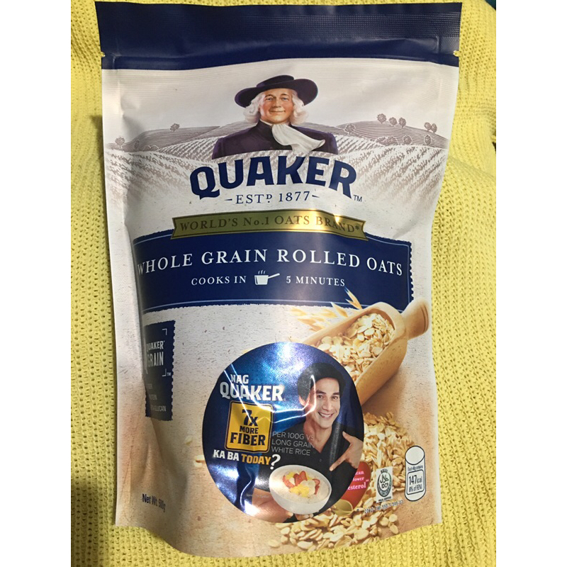 Quaker whole grain rolled oats 500g | Shopee Philippines