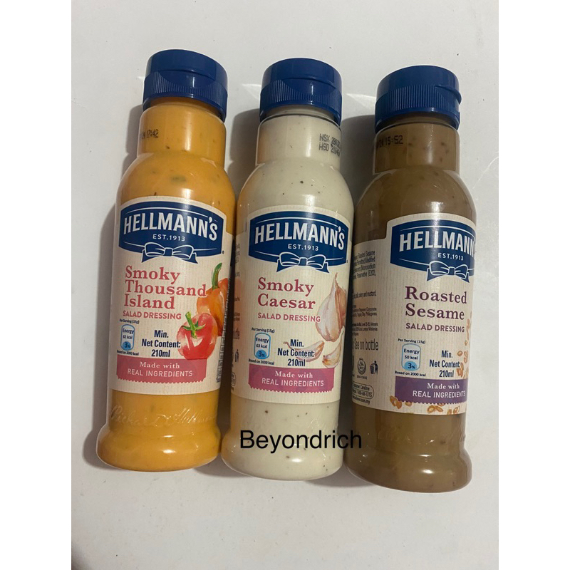 Hellmann’s Smoky Thousand Island, Smoky Ceasar, Roasted Sesame Salad ...