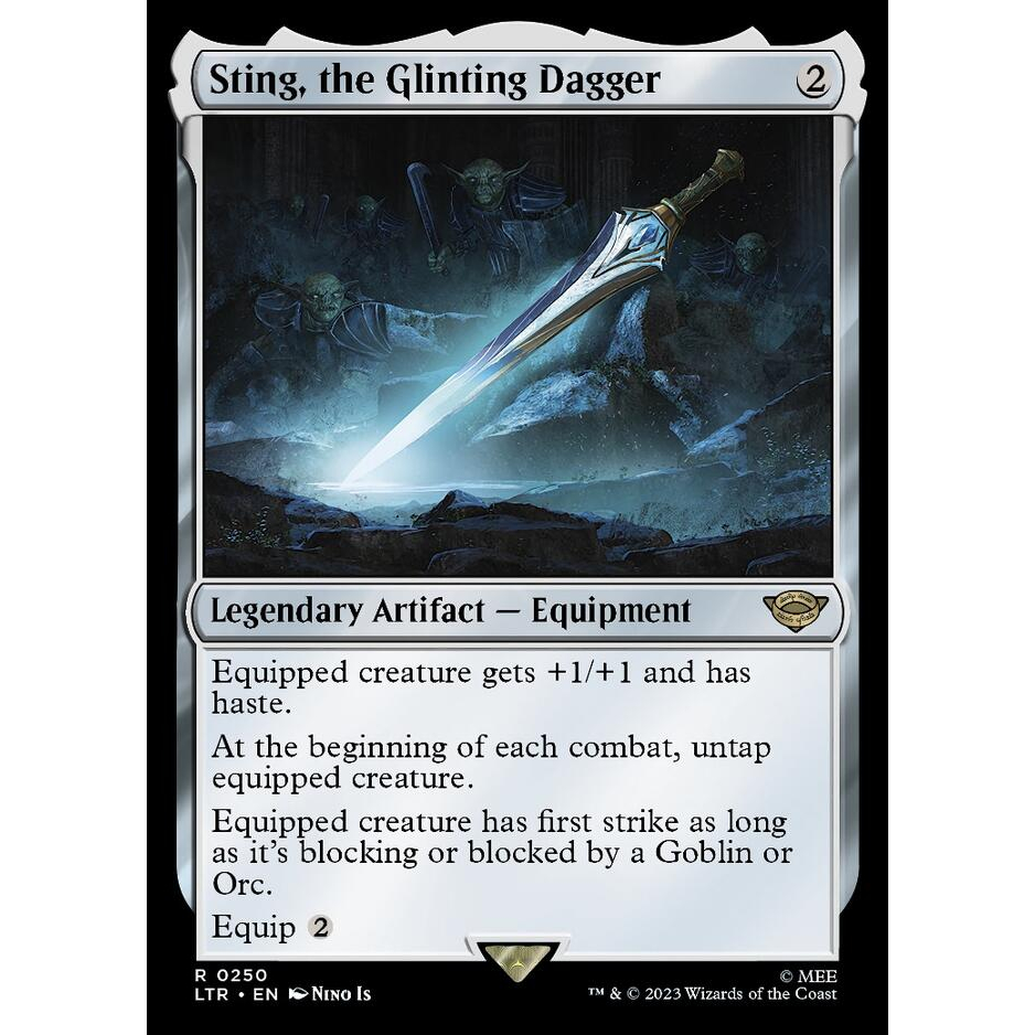 MTG Singles LTR [R] Sting, the Glinting Dagger | Shopee Philippines