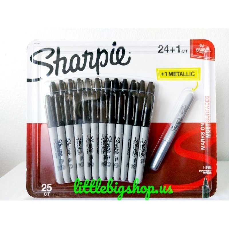 Sharpie FINE PERMANENT MARKER SET (25 Count) | Shopee Philippines