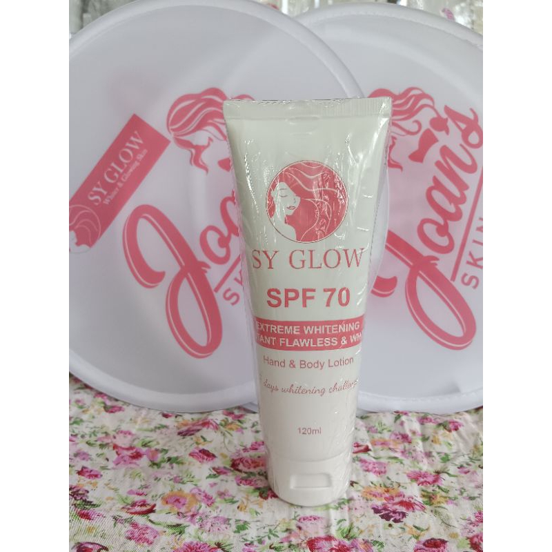 SY GLOW Extreme whitening Instant Flawless lotion SPF70 (120ml ...