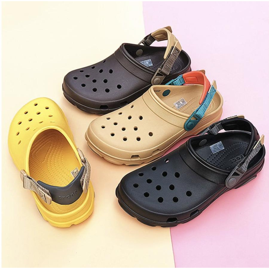Logicshoes Crocs All Terrain Round Toe Flip Flop Clogs for Men | Shopee ...