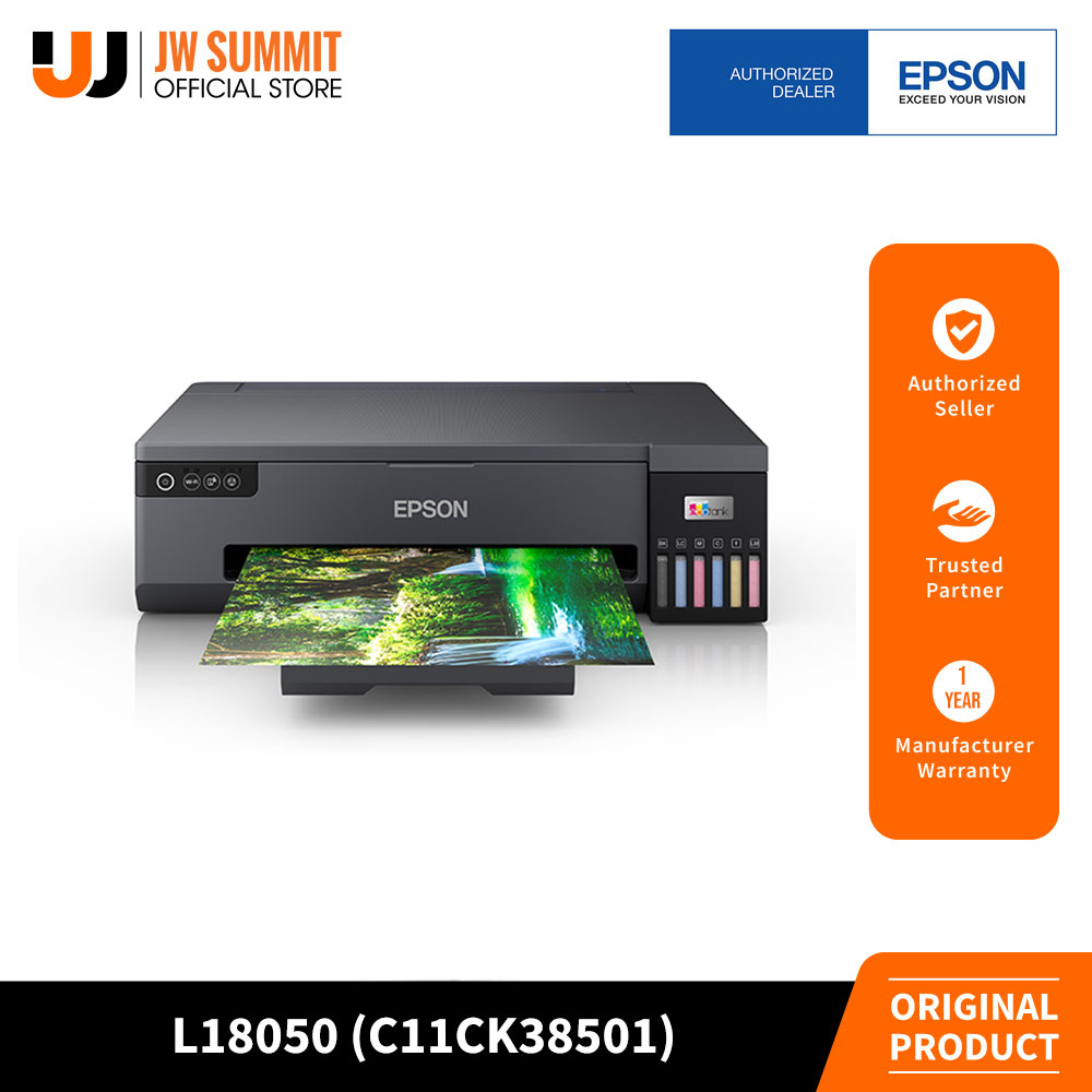 Epson EcoTank L18050 Spill-free Refilling Heat-Free Ink Tank Printer (C11CK38501) | Shopee ...