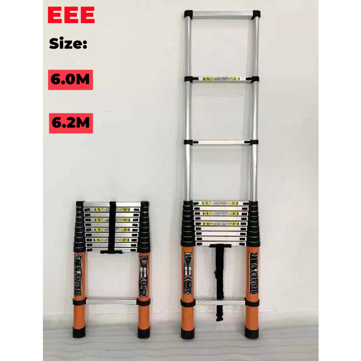 (6.0M/6.2M)High Quality Extendable Foldable Aluminium Single Telescopic ...