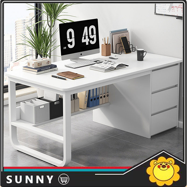 SUNNY Computer desk//Modern desk//Multifunctional computer desk ...