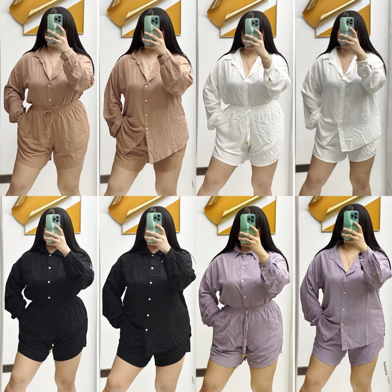 Hetty Oversize Coordinates by Plus size collection Ph | Shopee Philippines
