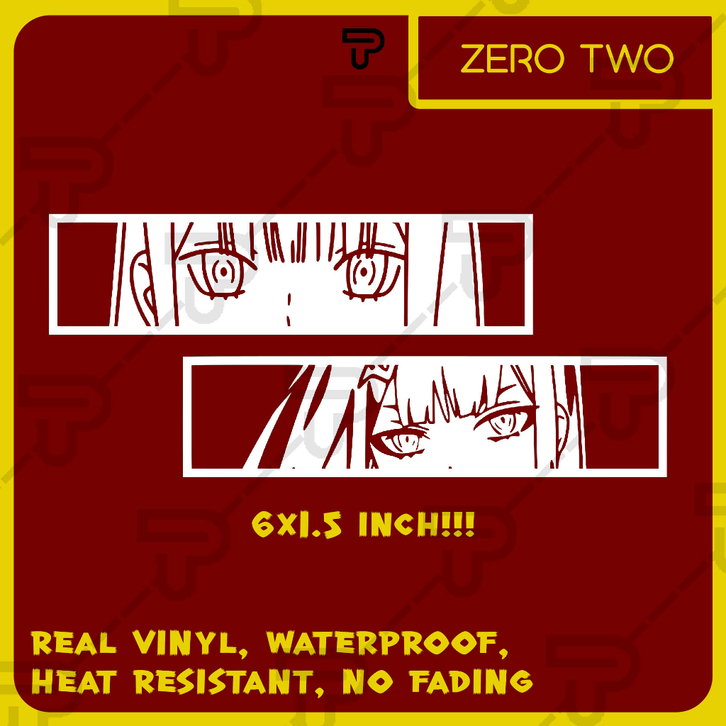 Anime Decals | Vynil Stickers | Eye Slap | Darling in the Franxx | Zero ...