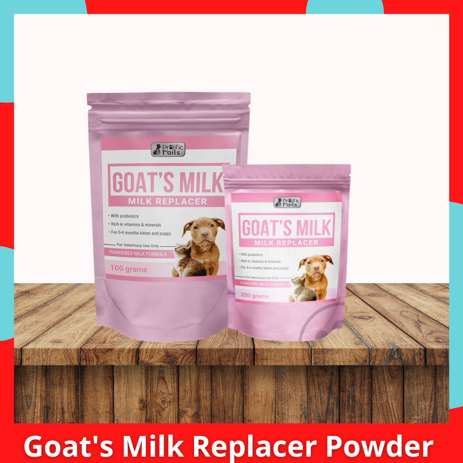 Prolific Tails Goat's Milk Replacer Powder 200g l 100g l 600g | Shopee Philippines