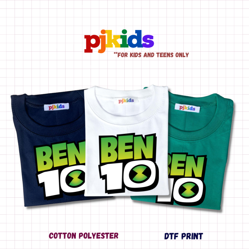 BEN10 BENTEN KIDS TSHIRT II CHARACTER TSHIRT II KIDS 2-10 Y/O TEENS 10 ...