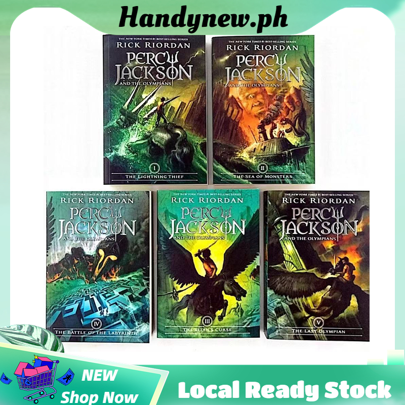 Percy Jackson books Complete Book Set of 5-Book by Rick Riordan young ...