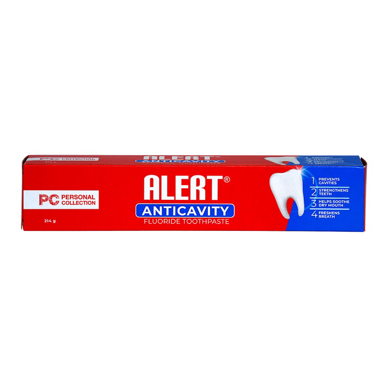 PERSONAL COLLECTION ALERT ANTICAVITY Fluoride Toothpaste 214 G | Shopee ...