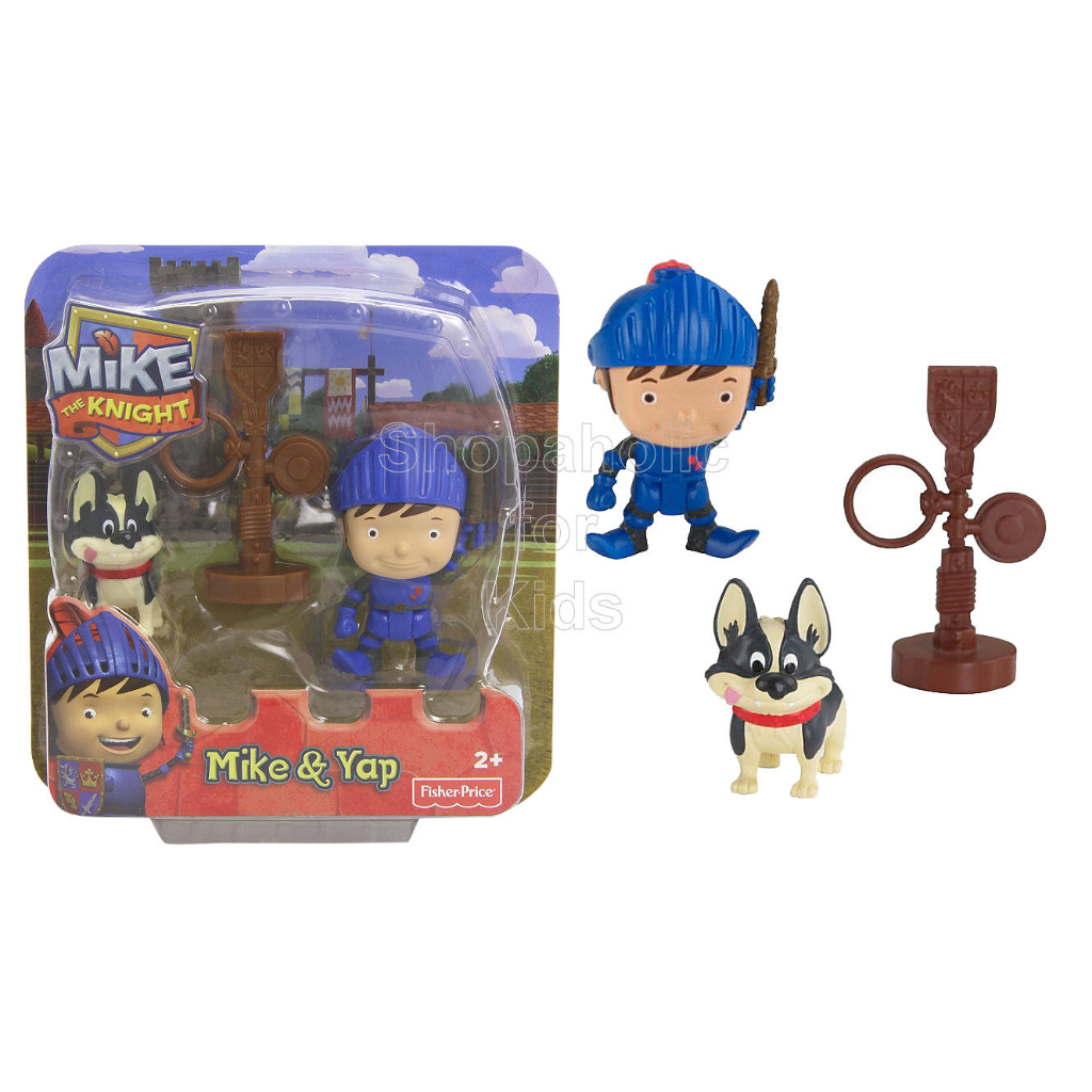 Fisher-Price Mike the Knight Mike, Training Post and Yap s4kph playset ...