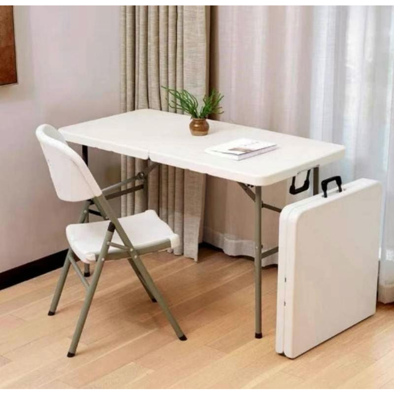 folding table rectangular blow-molded plastic folding tables are ...