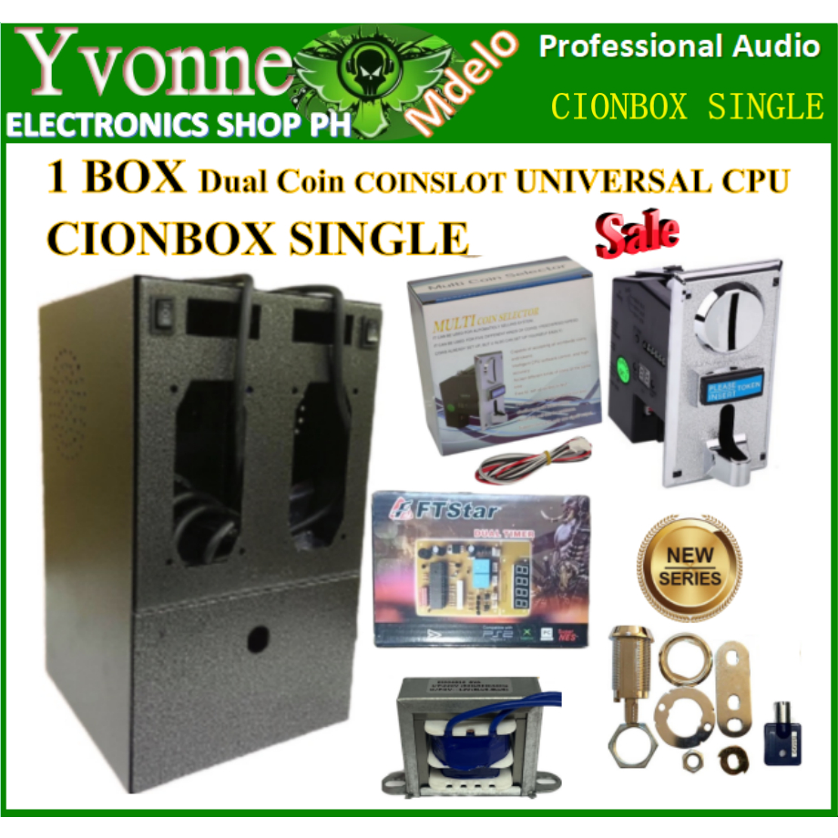 The 1Box Complete Pisonet One Piece w/Parts /High Power Relay Coin Slot ...
