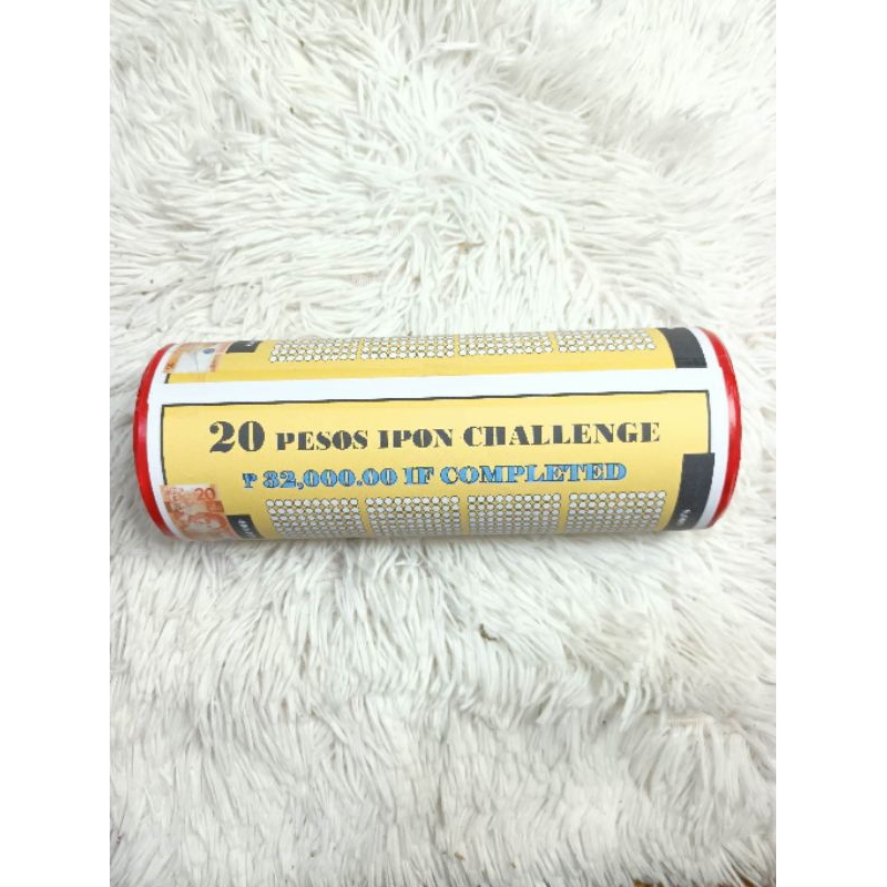 Alkansya Ipon Challenge 20PESOS Money Bill Design | Shopee Philippines