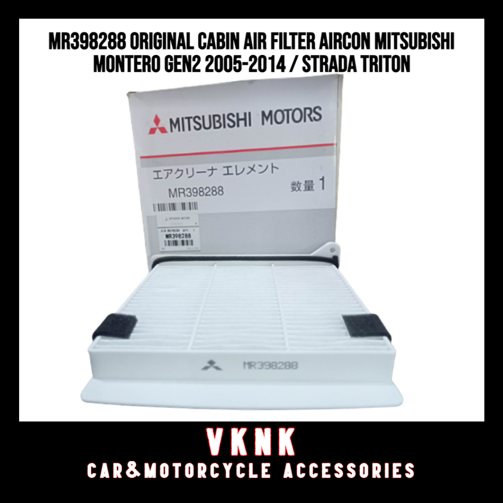 MR398288 Original Cabin Air Filter Aircon Mitsubishi Montero Gen2 2005 ...