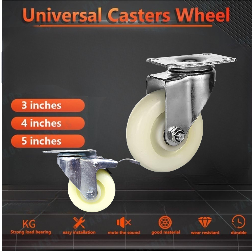 Wanxiang Wheel Heavy duty 3-inch 4-inch 5-inch Small Cart Wheel Pulling ...