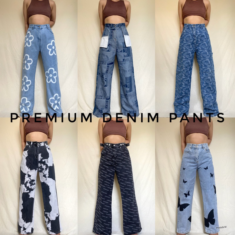 Premium/high quality pants, Rare pants, Printed Pants, br*nded | Shopee ...