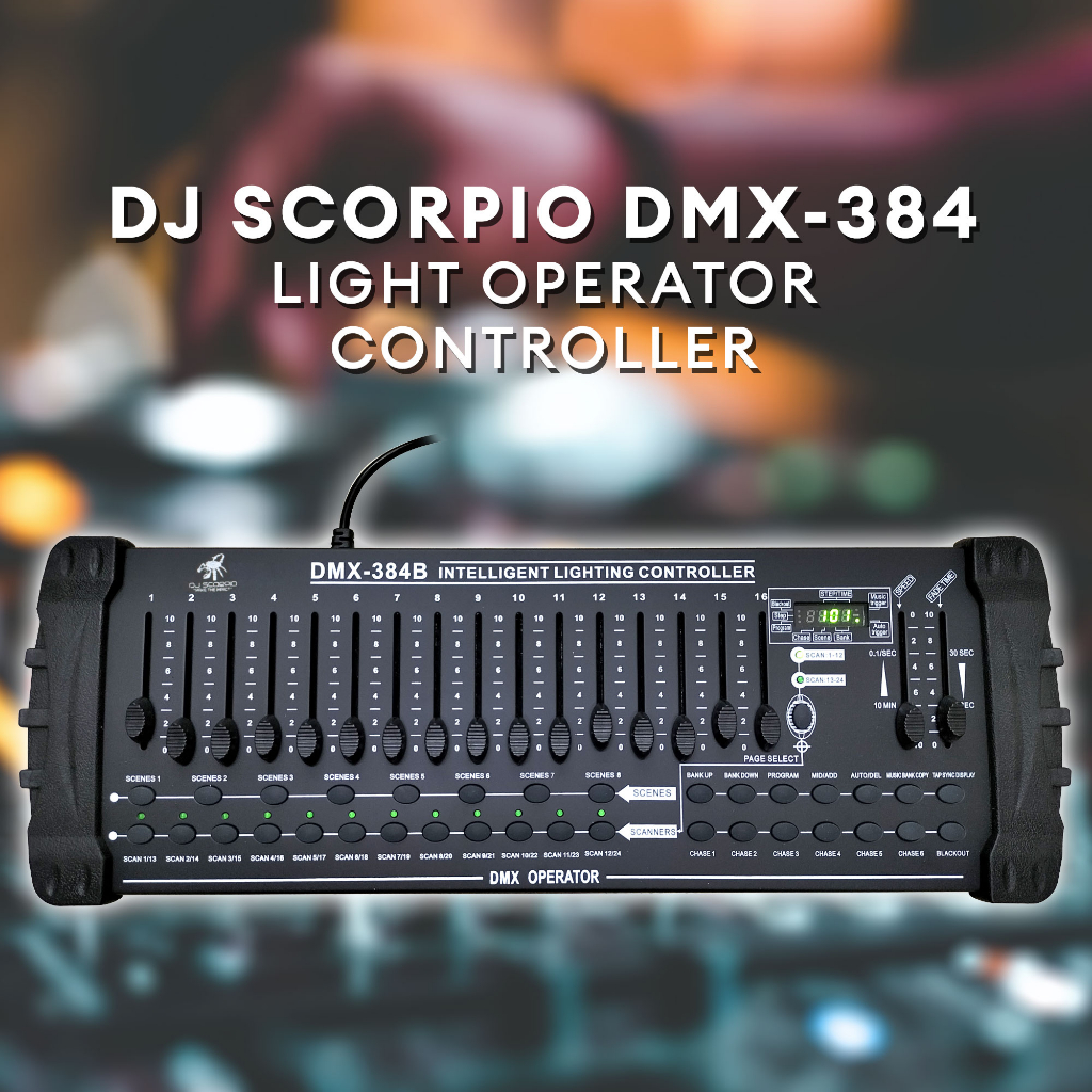 DMX-384 - 32-Channel Light Operator Controller - Heavy Duty and ...