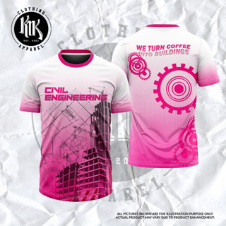 Civil Engineering Full Sublimation High Quality 3D Print Shirt Drifit ...