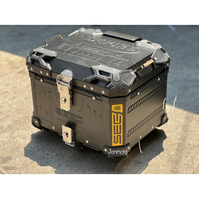 SEC 55L and 45L ALLOY TOPBOX ( with backrest ) | Shopee Philippines