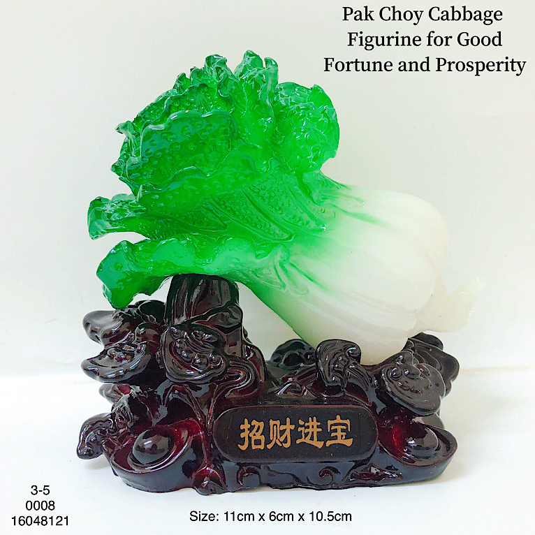 Sale! Fengshui Cabbage Hundred Luck Pak Choy Pak Choi Petchay Figurine ...