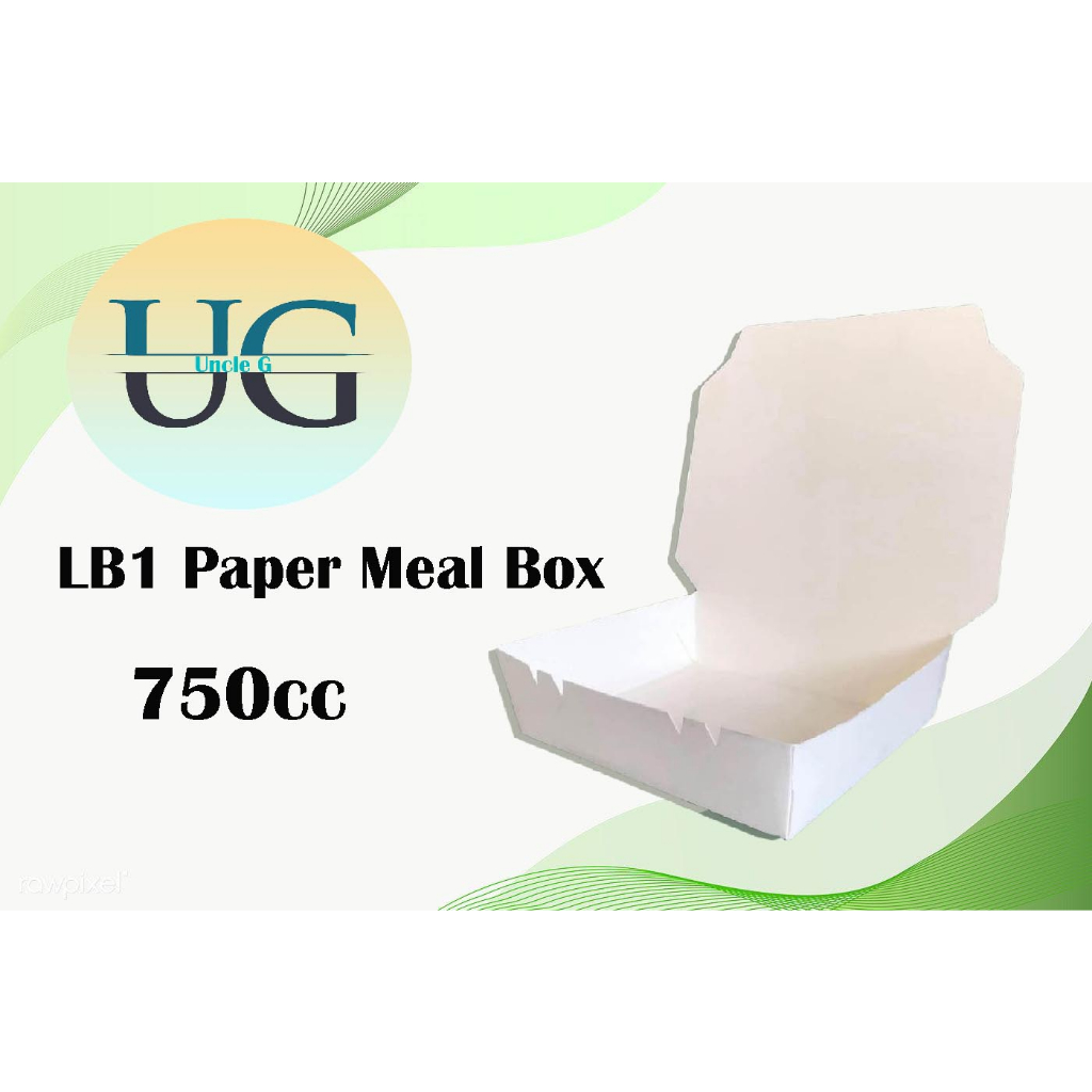 Laminated Paper Meal Box 25pcs per pack Spaghetti/Lb1/Lb2/Lb3 | Shopee ...