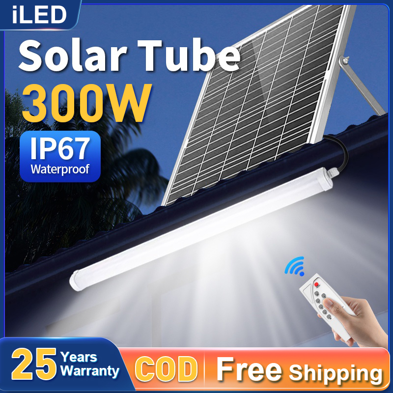 solar light tube 100W 200W 300W outdoor solar light waterproof solar ...