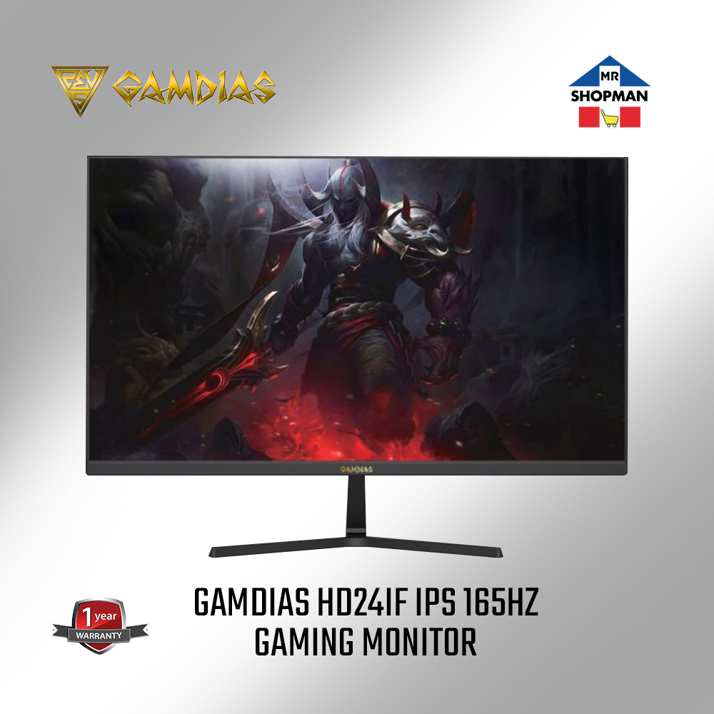 Gamdias Atlas HD24IF 23.8" Flat IPS 165Hz 1920x1080 Gaming Monitor 24 ...