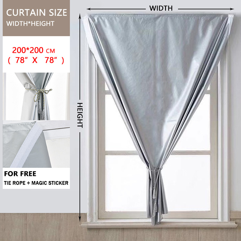 New Blackout Curtain Heat Insulation Curtain Home Curtain Kurtina for ...