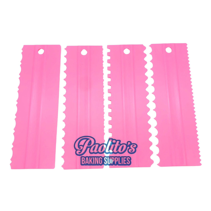 4 pc./set Plastic Icing Comb Pink | Shopee Philippines