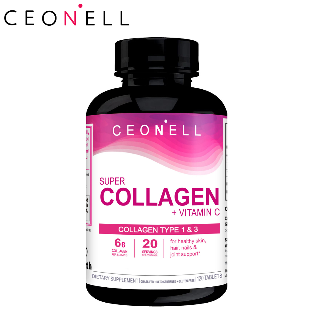 CEONELL Collagen with Vitamin C Tablet Beauty Whitening Anti Aging ...