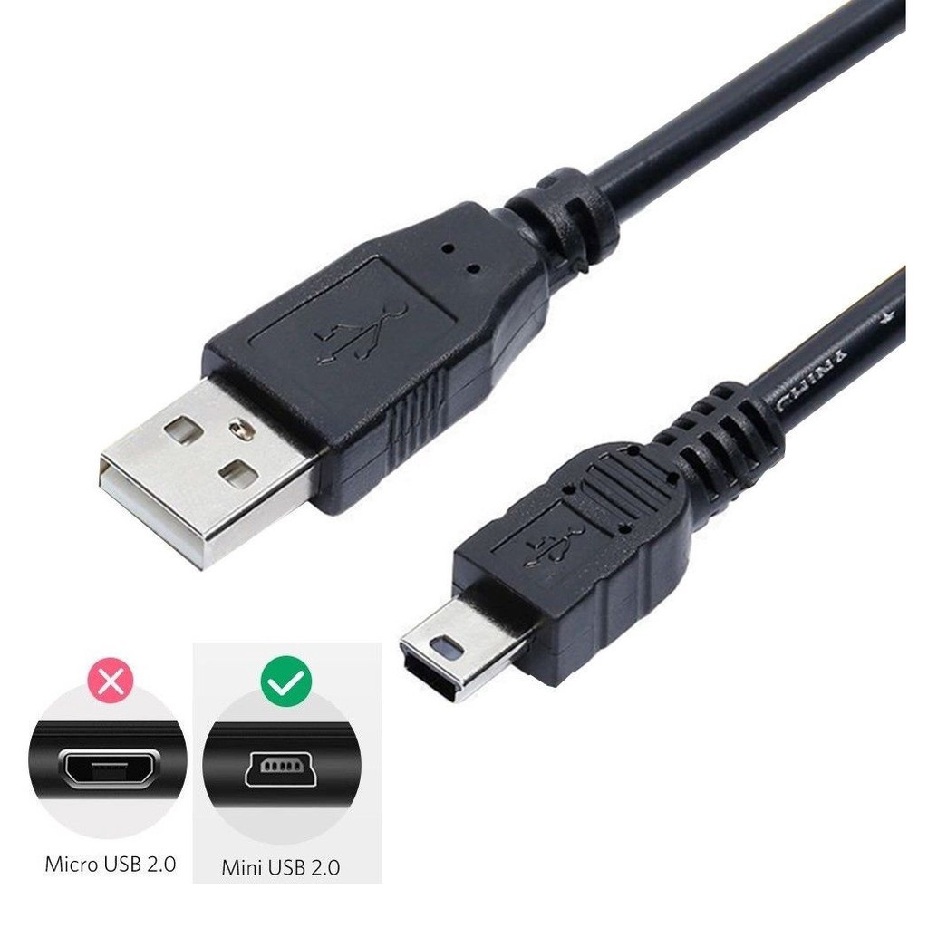 1.5Meters USB 2.0 Type A to Mini-B Power Cable | Shopee Philippines