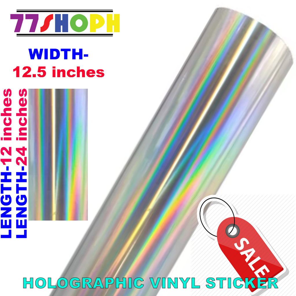 Holographic Spectrum Vinyl Sticker Self Adhesive | Shopee Philippines