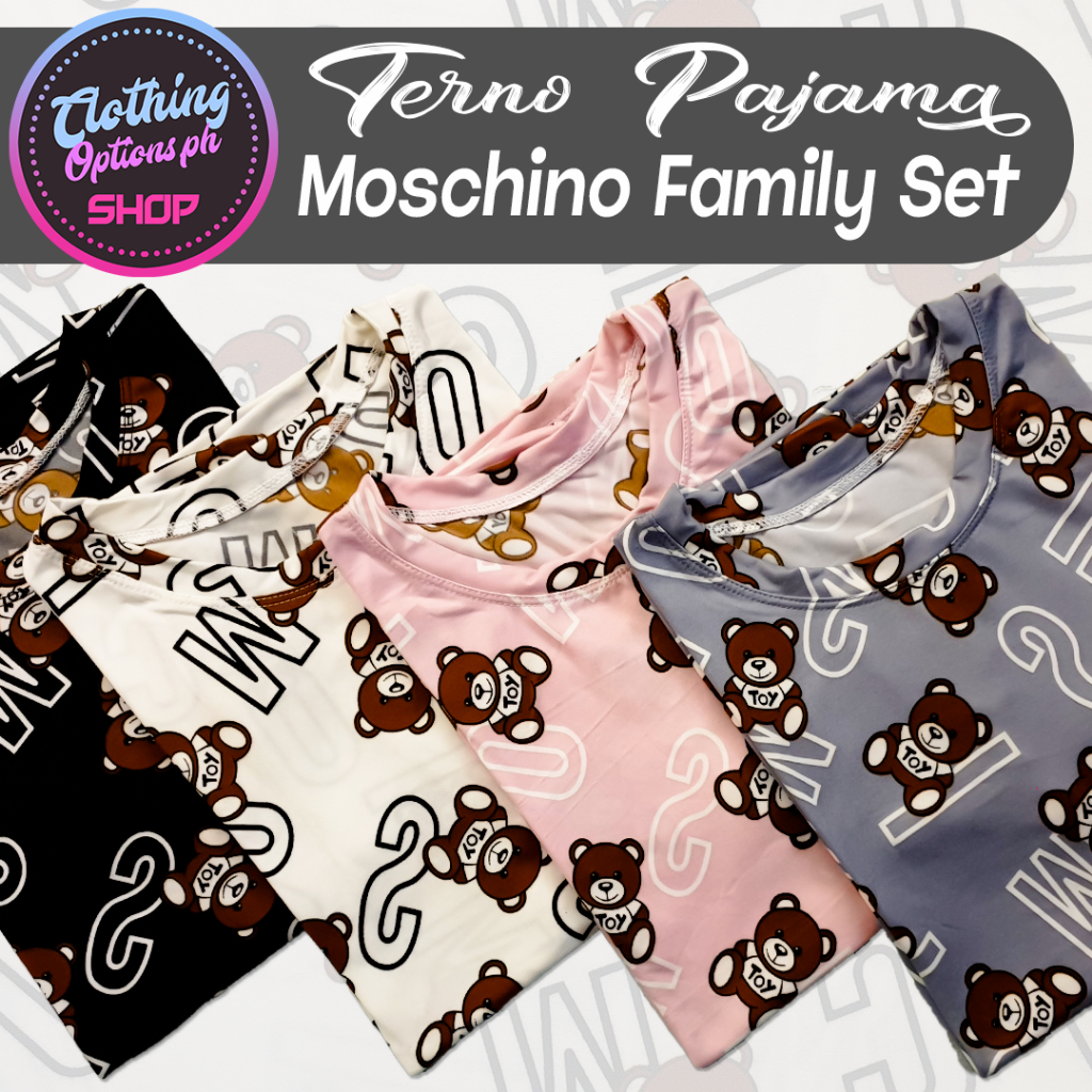 Restocks!!!! | Moschino Prints!!! | Family Set Terno Pajamas! | Shopee Philippines