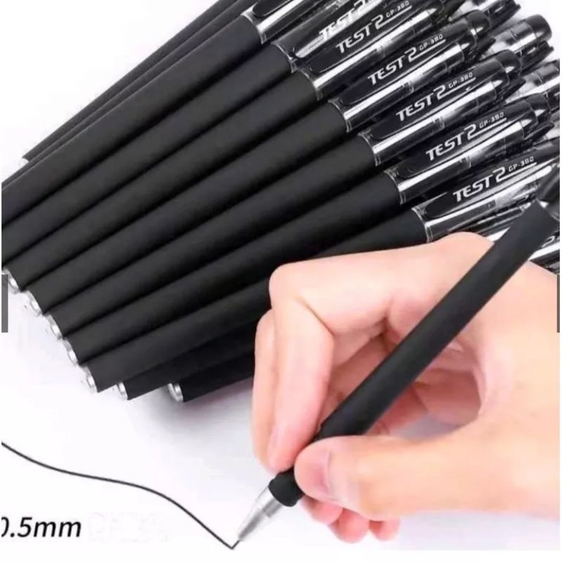 1 PIECE TEST PEN/BLACK BALLPEN 0.5mm | Shopee Philippines
