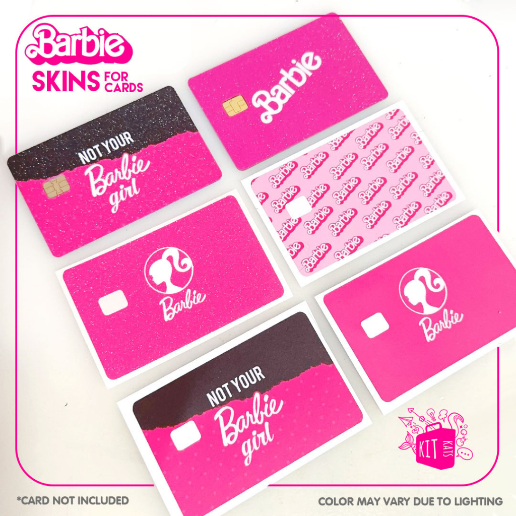 Barbie sticker skin for bank beep or loyalty card. Sold per piece ...