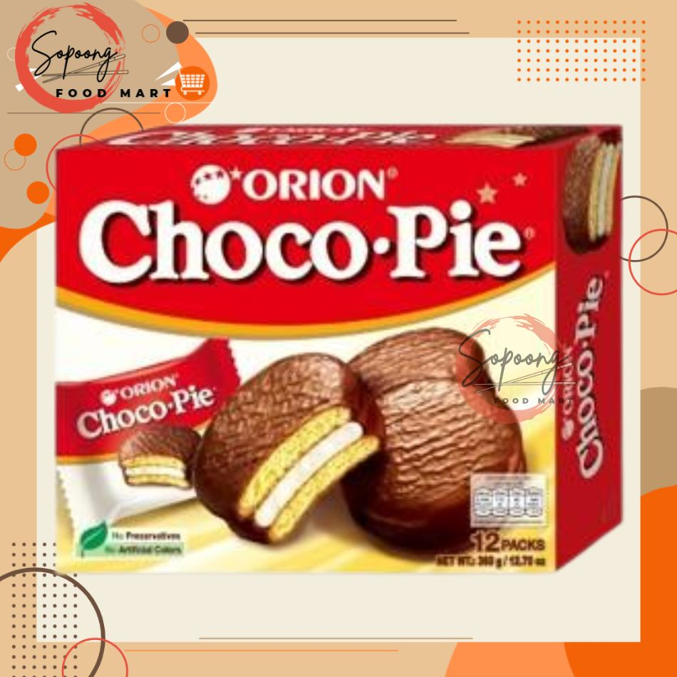 ORION Choco Pie Original 360g | Shopee Philippines
