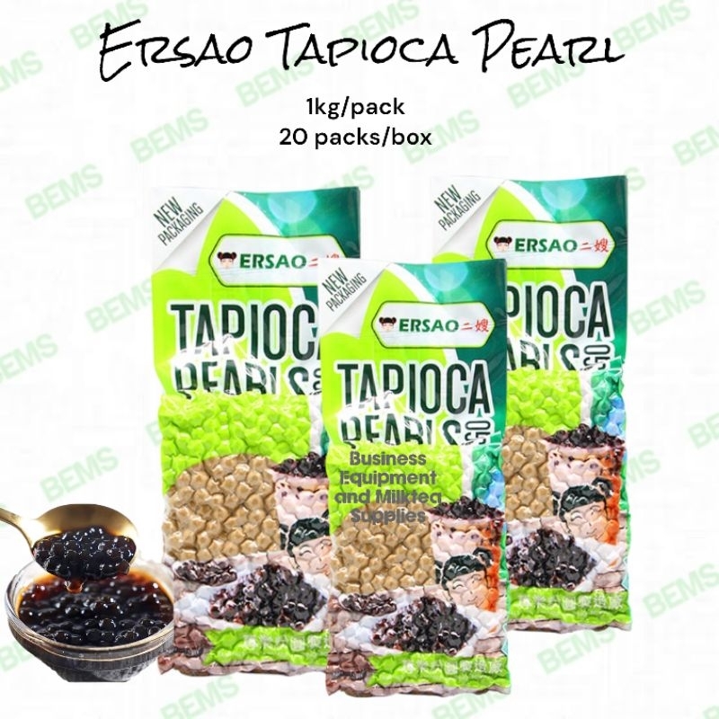 Boba Tapioca Black Pearl Chewy Sago Ersao Casa Redgate Ctea Taiwan ...