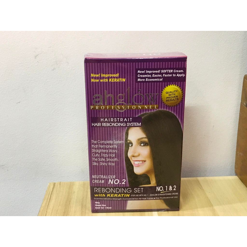 Ahglow Rebonding Set 165g (SUP) | Shopee Philippines