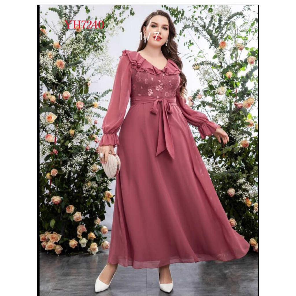 Adc Fashion #7240 plus size floral dress fit xl | Shopee Philippines